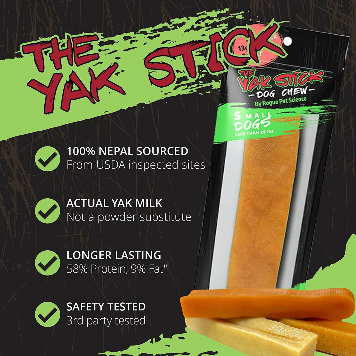 The Yak Stick - 5 Pack – Rogue Pet Science